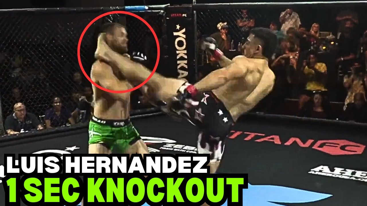 Luis Hernandez 1 Second Knockout Against Brian Topp - Fastest KNOCKOUT ...