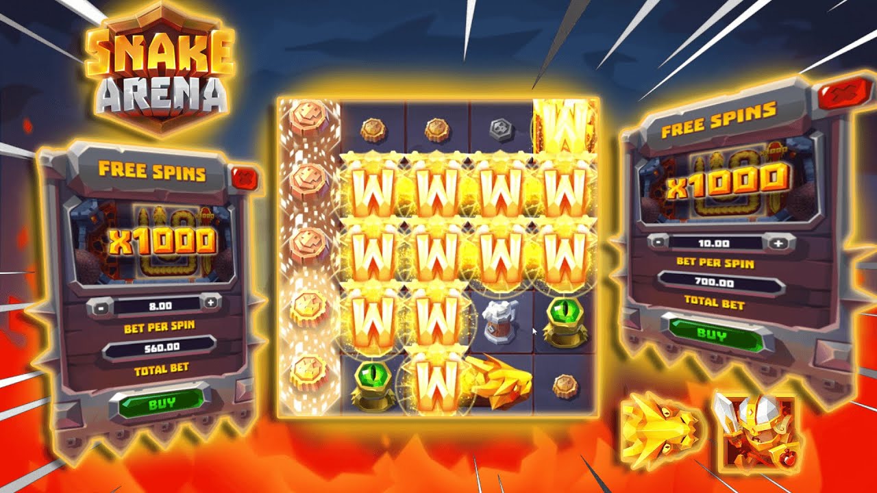 MAX BET BONUS ON SNAKE ARENA!!! (BIGGEST WIN) - YouTube