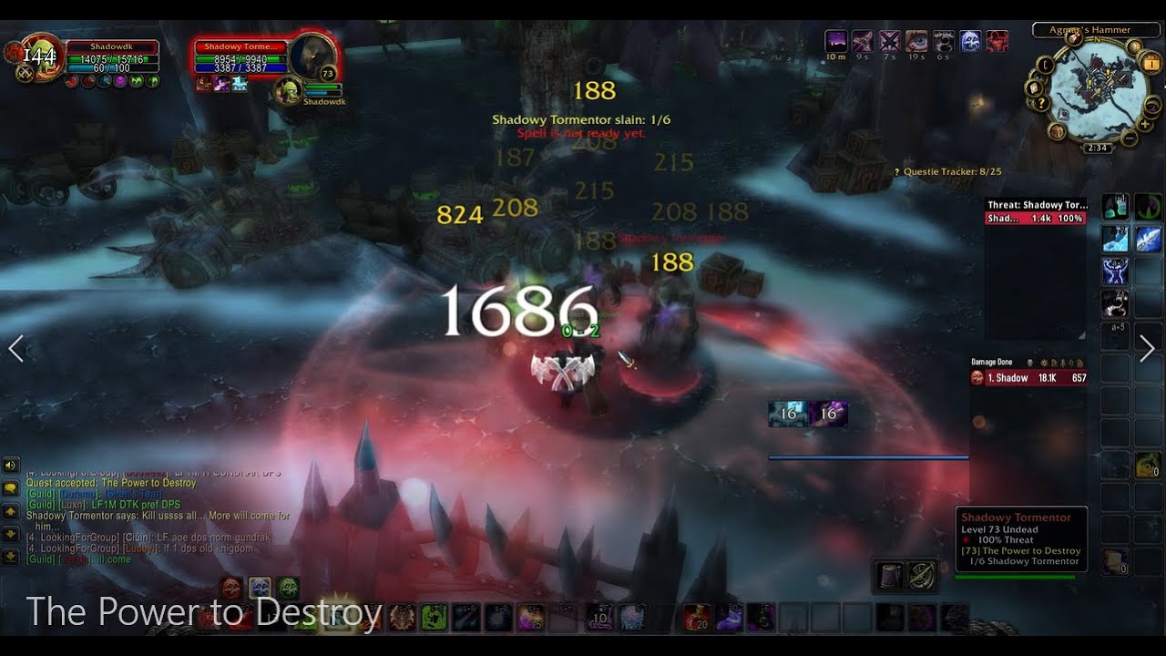 The Power to Destroy - wrath of the lich king classic - world of ...