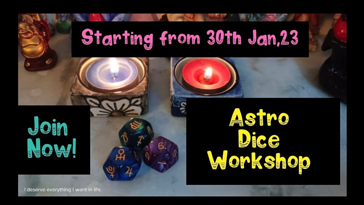 Detailed Explanation of Astro Dice Divination Workshop Starting from 30th Jan 2023 - YouTube