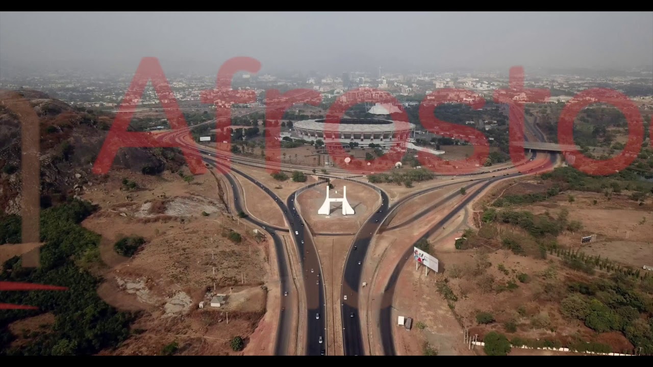 Aerial view of Abuja City Gate - YouTube