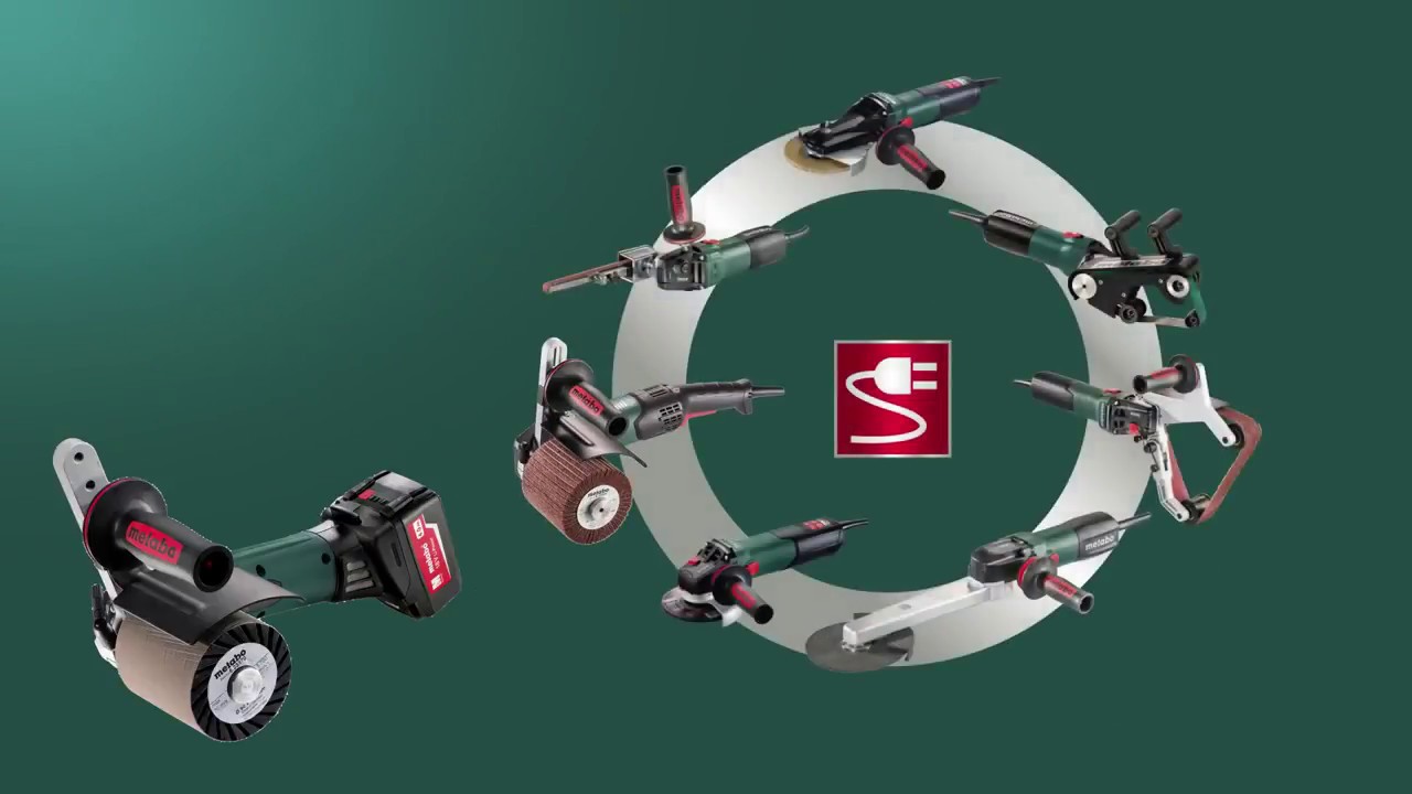 Metabo Burnishing Machine SE 17 200 RT - YouTube