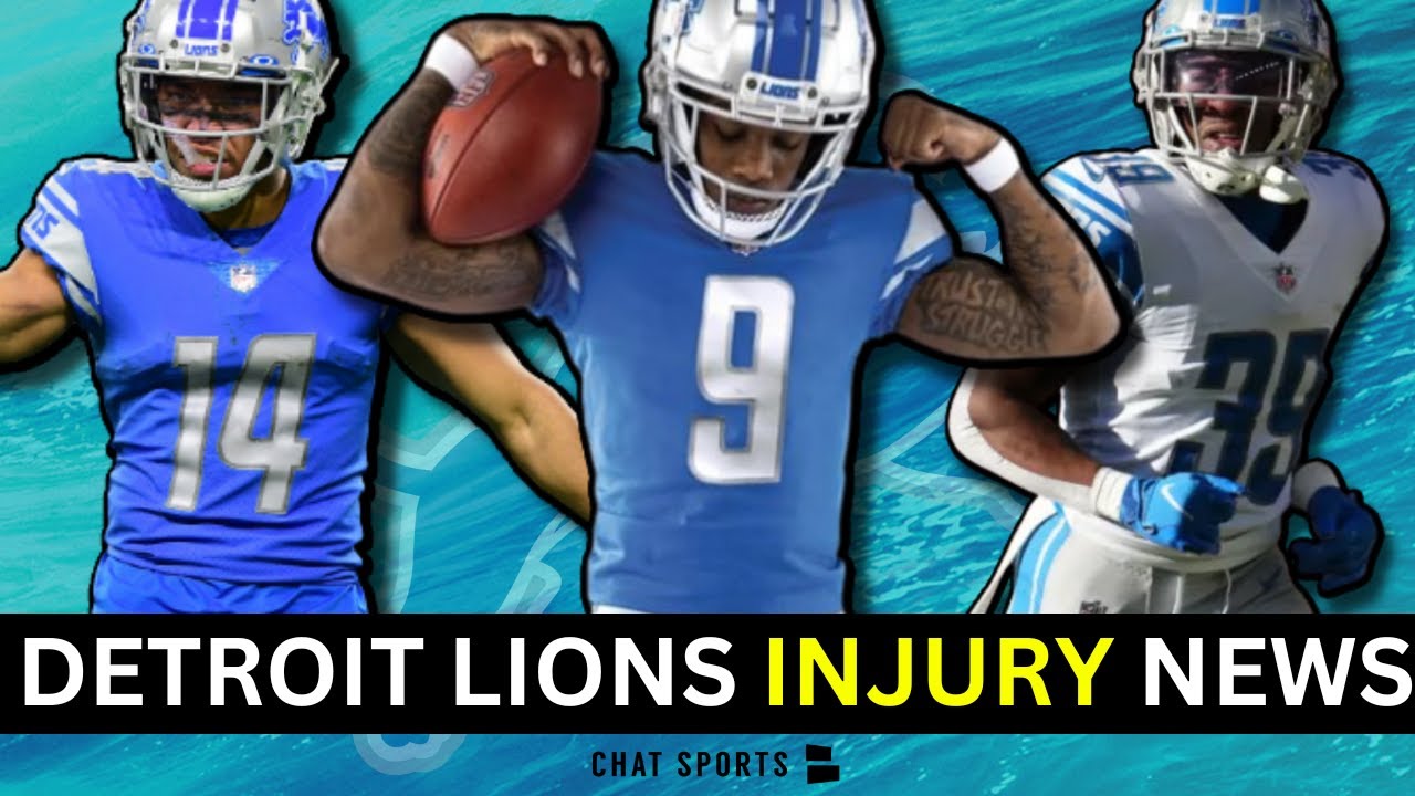 Today’s Lions News: Jameson Williams & Jerry Jacobs UPDATE, Amon-Ra St ...