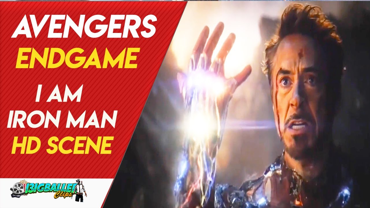 Avengers: Endgame - Iron Man Death Scene - I am Iron Man - iron man ...