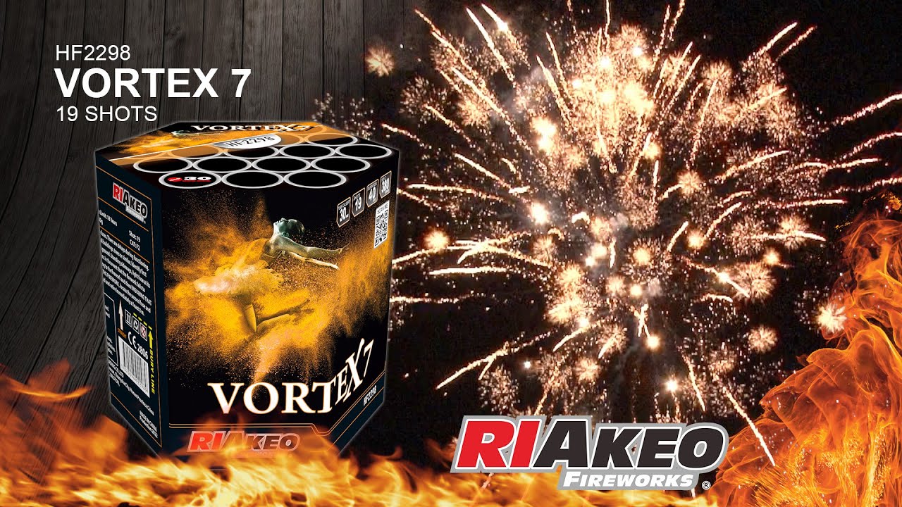 VORTEX 7 HF2298 30mm | RIAKEO FIREWORKS - YouTube