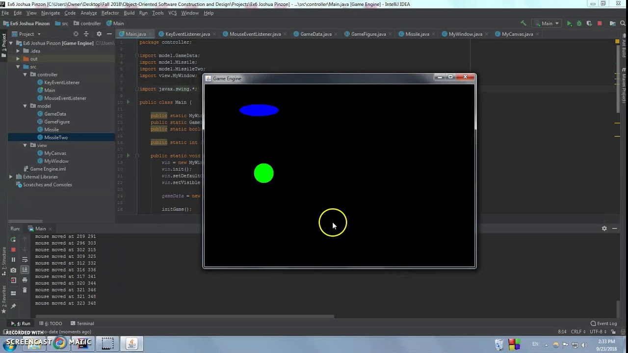 Joshua Pinzon Program 6 OOSW - YouTube