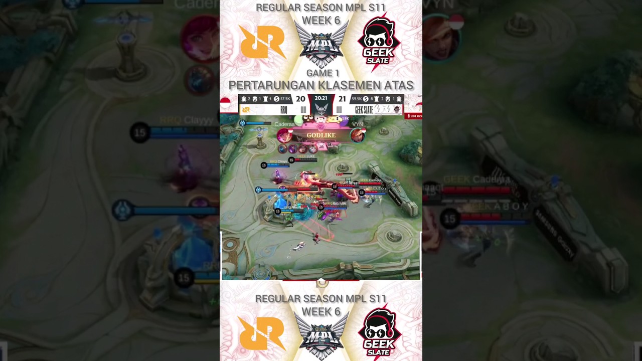 BEATRIX MEMBAWA KEMENANGAN UNTUK TIM INI | RRQ VS GEEK GAME 1 | MLBB ...