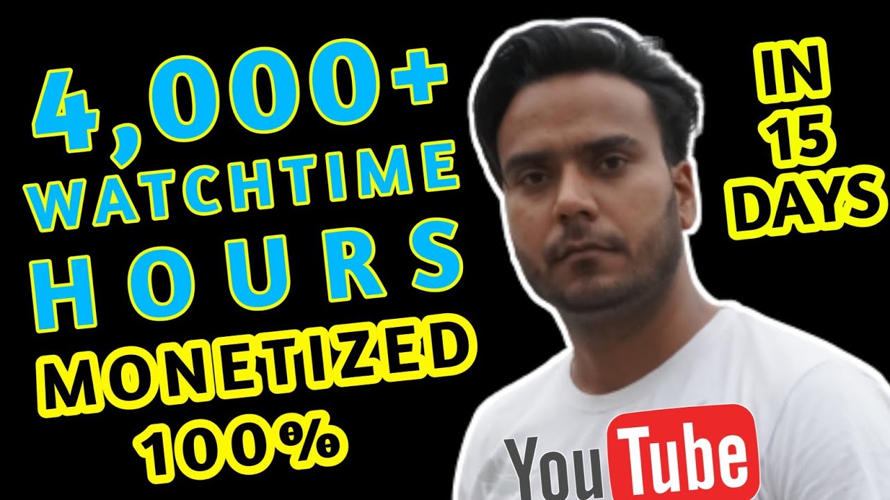 How To Get 4000 Hours Watchtime On YouTube In Hindi YouTube how-to-get-4000-hours-watchtime-on-youtube-in-hindi-youtube
