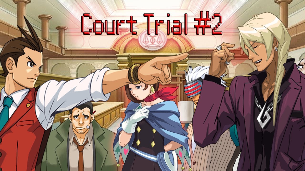 AMONG US X ACE ATTORNEY | COURT TRIAL #2 | APOLLO VS KLAVIER - YouTube