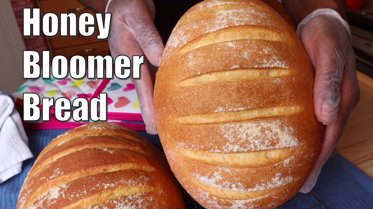 Soft Hand-Made HONEY BLOOMER Bread | White Bread Loaf | NO Mixer - YouTube