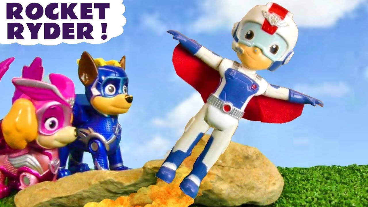 Rocket Ryder Rescue Mission for the Paw Patrol Mighty Pups - YouTube