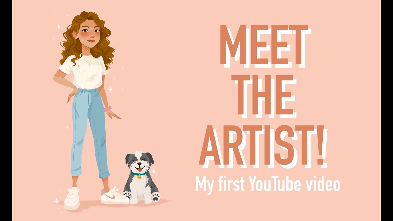 MEET THE ARTIST! |speedpaint| My 1st Youtube video! - YouTube