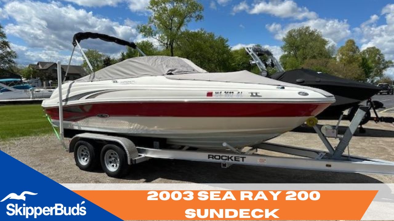 2003 Sea Ray 200 Sundeck Boat Tour SkipperBud's - YouTube
