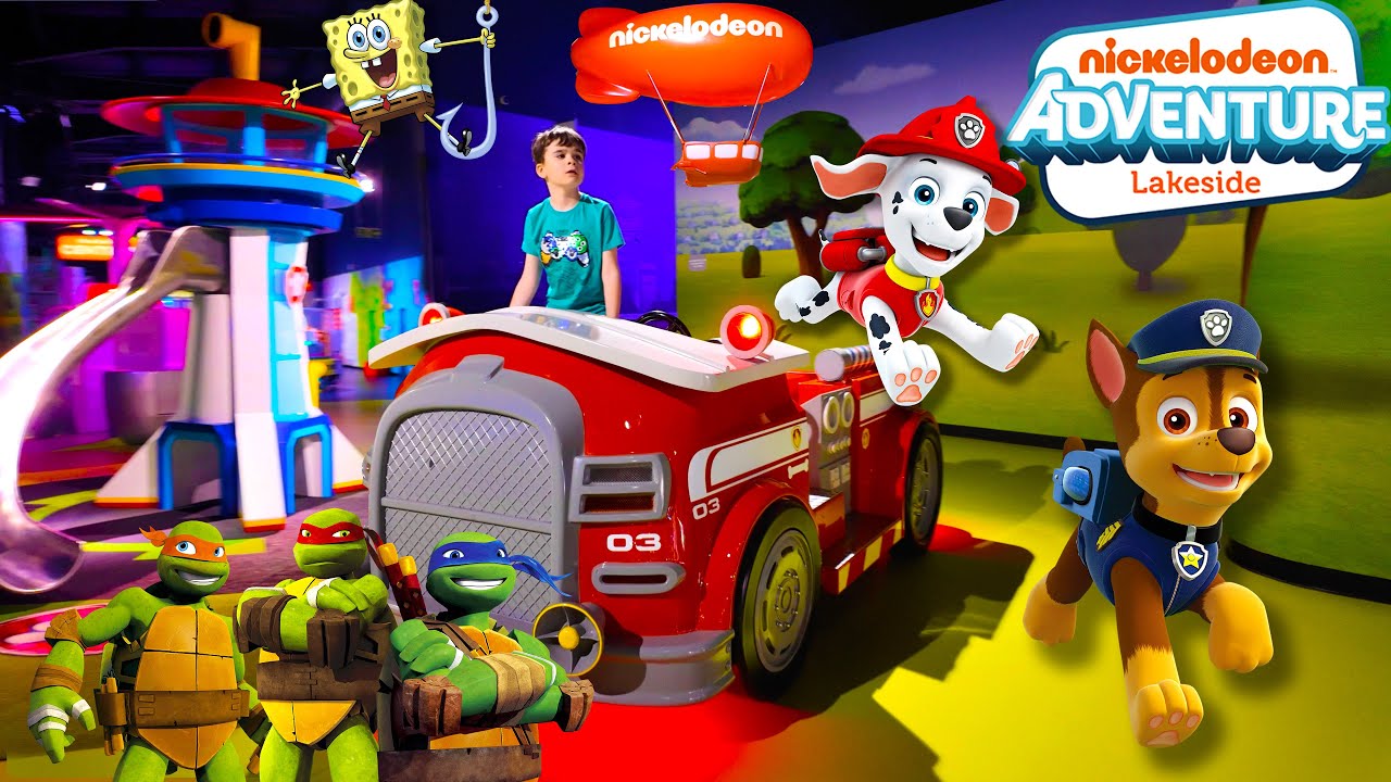NICKELODEON ADVENTURE | FANTASTIC Children's Theme Park - YouTube