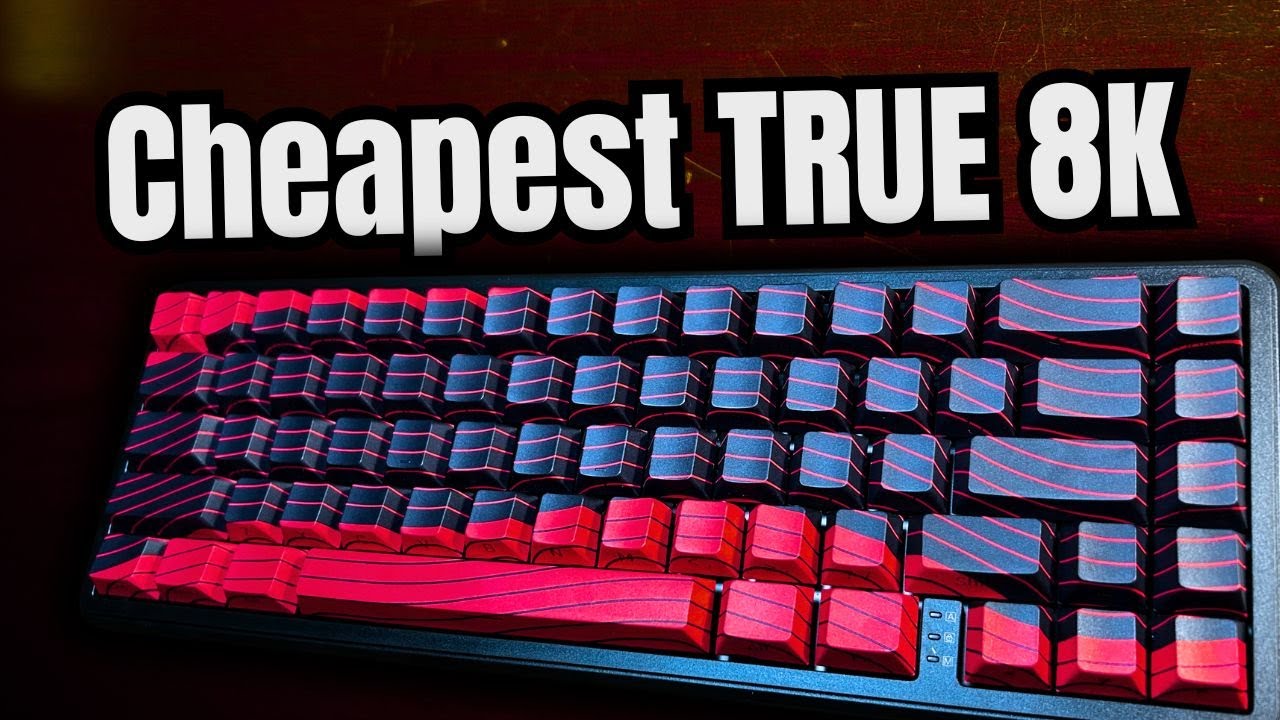 $49 TRUE 8k Report Rate! EWEADN Battle68 Hall Effect Magnetic ...