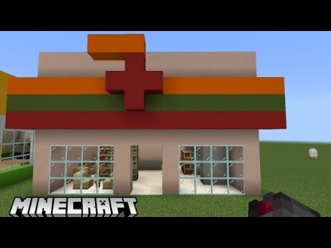 Cómo construir un 7 eleven en Minecraft - YouTube