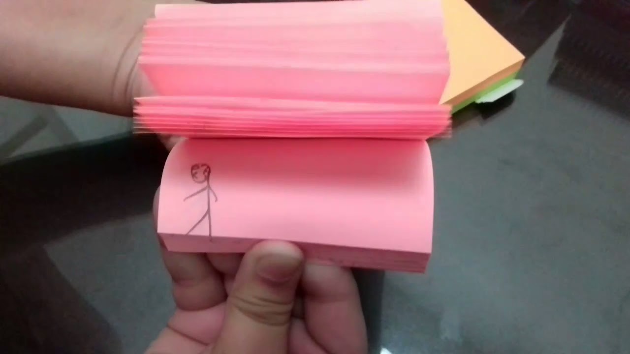 Flip book easy and funny animation - YouTube