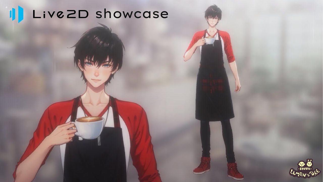 【Live2D Showcase】Akira Dolce ☕️ Local Barista VTuber - YouTube