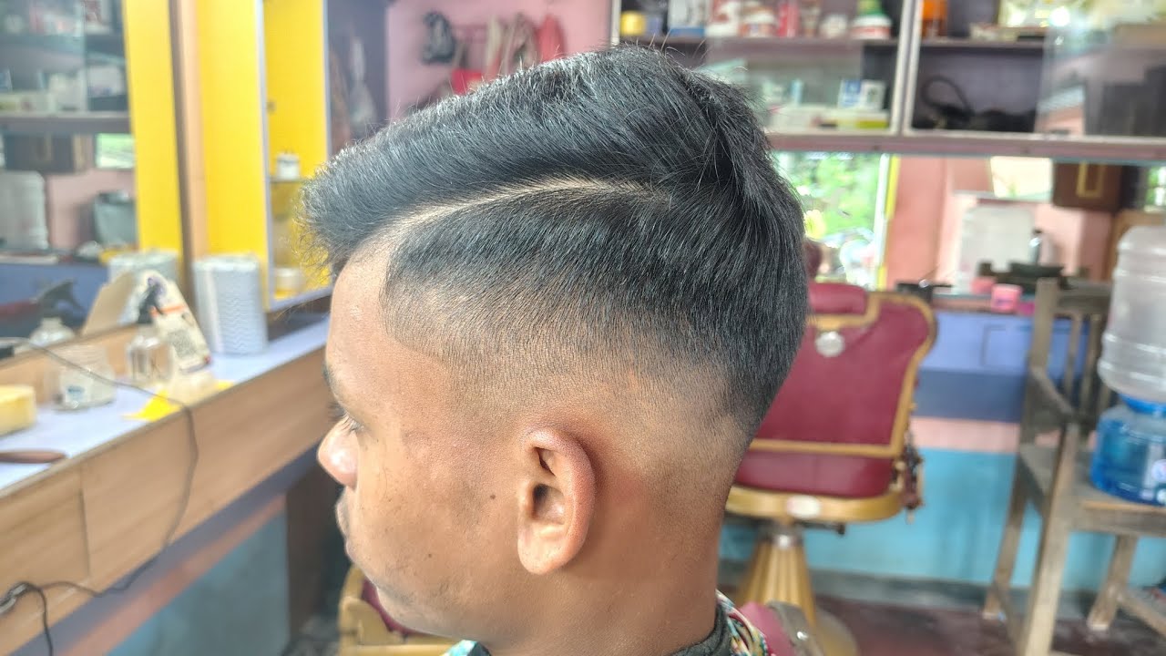 one side zero hair fad haircut man 💇 tutorial R m hairstyle 🔥 please ...
