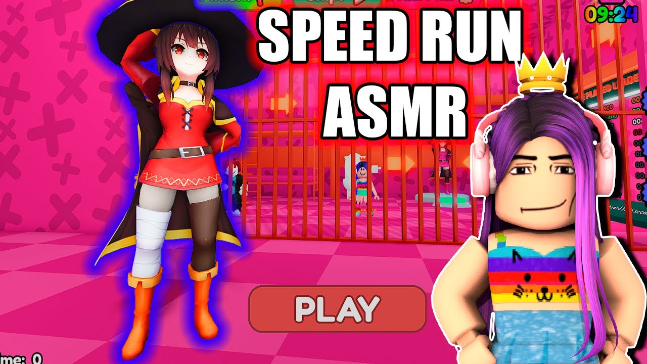 SPEED RUN - MEGUMIN'S PRISON RUN! Obby - YouTube
