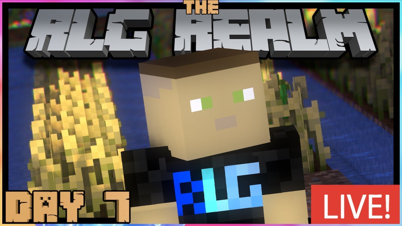 🔴The RLG Realm Day 7 - Minecraft Bedrock - YouTube