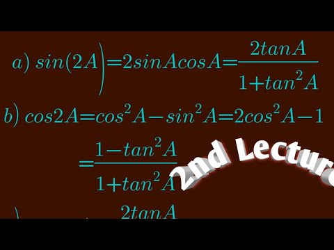 Multiple angle formula trigonometry | Multiple angles of trigonometry ...
