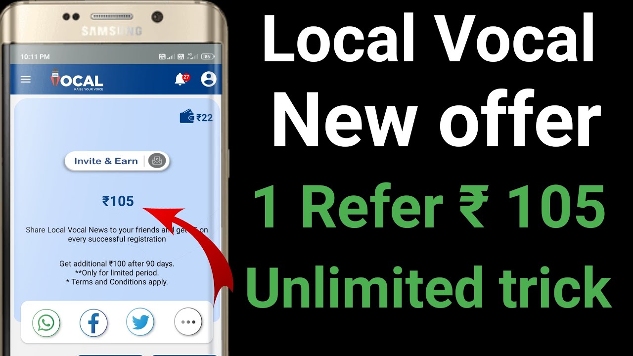 Local Vocal App Payment Proof | Local Vocal App Unlimited Trick | Local ...