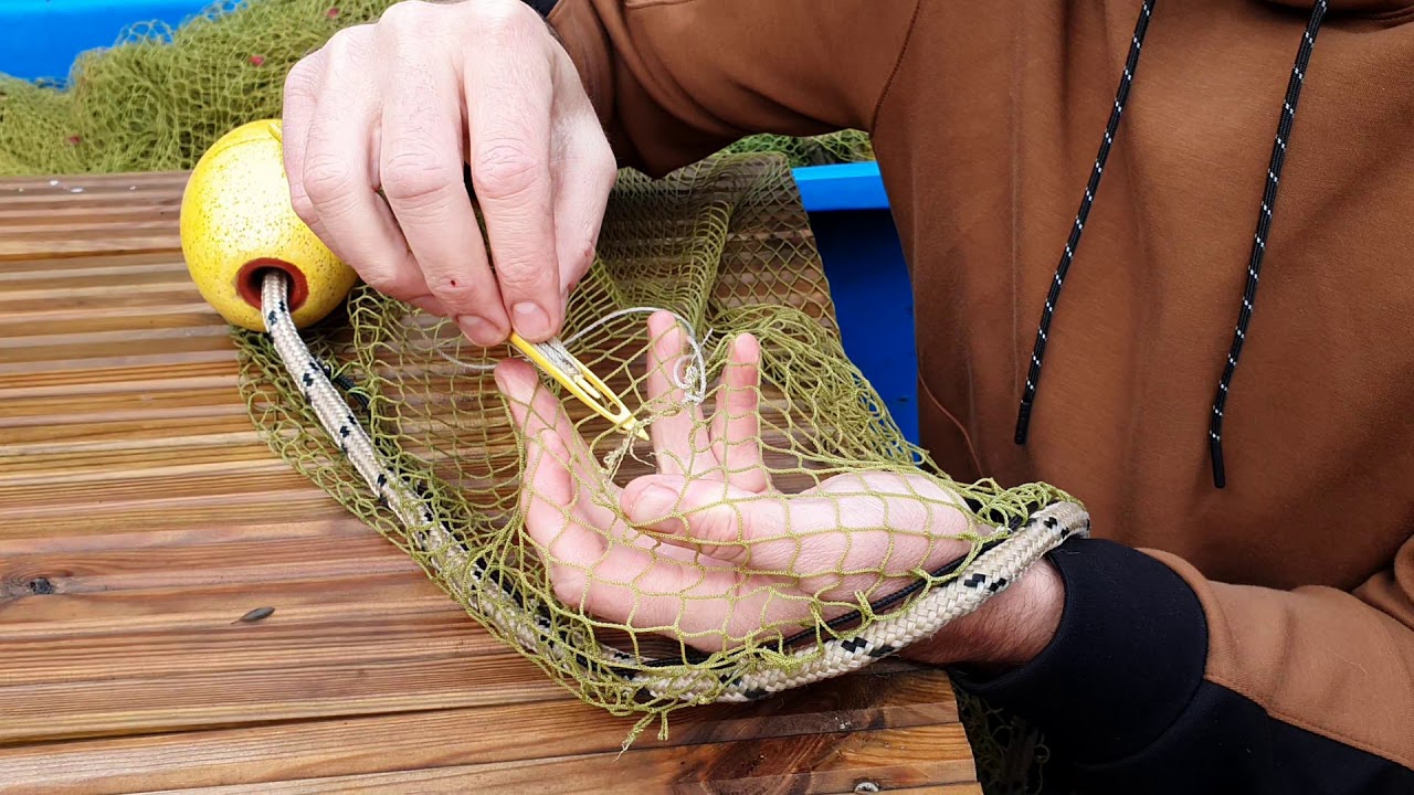 Repairing your Seine nets - YouTube