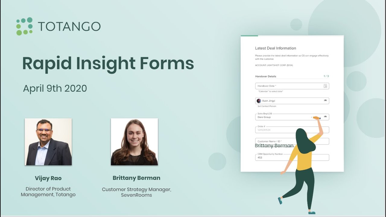 Using Rapid Insight Forms For Your Customer Success Team - YouTube