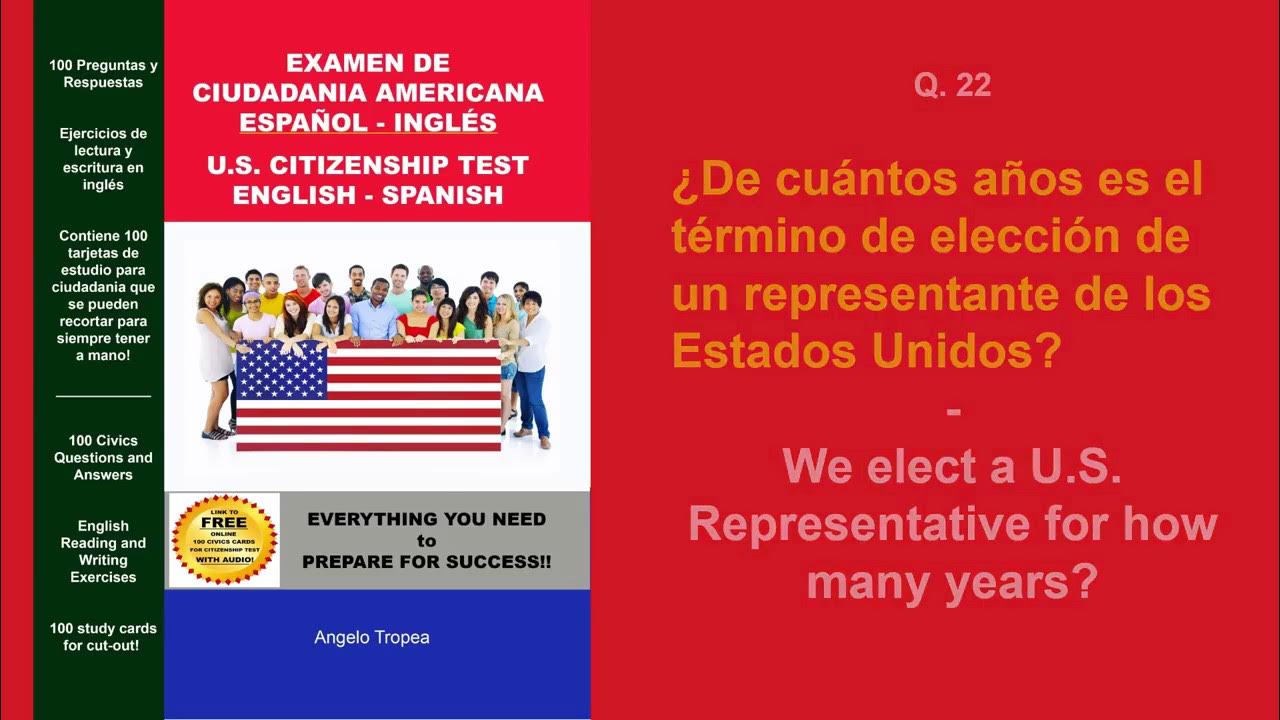 2017 Spanish US CITIZENSHIP INTERVIEW TEST QUESTIONS CIVICS TEST ...