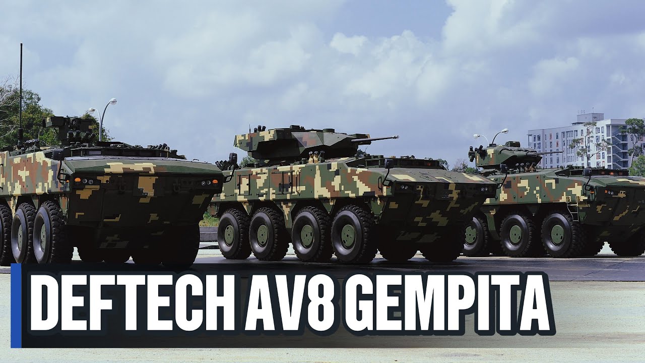 DefTech AV8 Gempita (Thunder): Malaysian Army's Most 8x8 Advanced ...