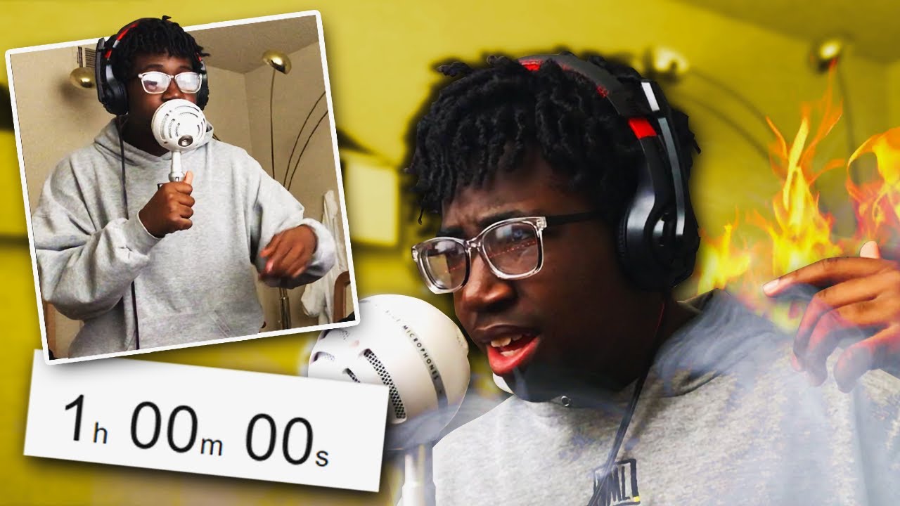 MAKING A FIRE RAP SONG IN ONE HOUR - YouTube