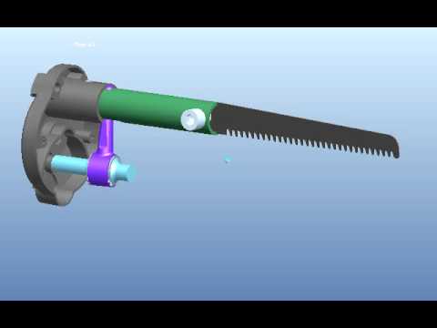 Reciprocating mechanism - saw - YouTube