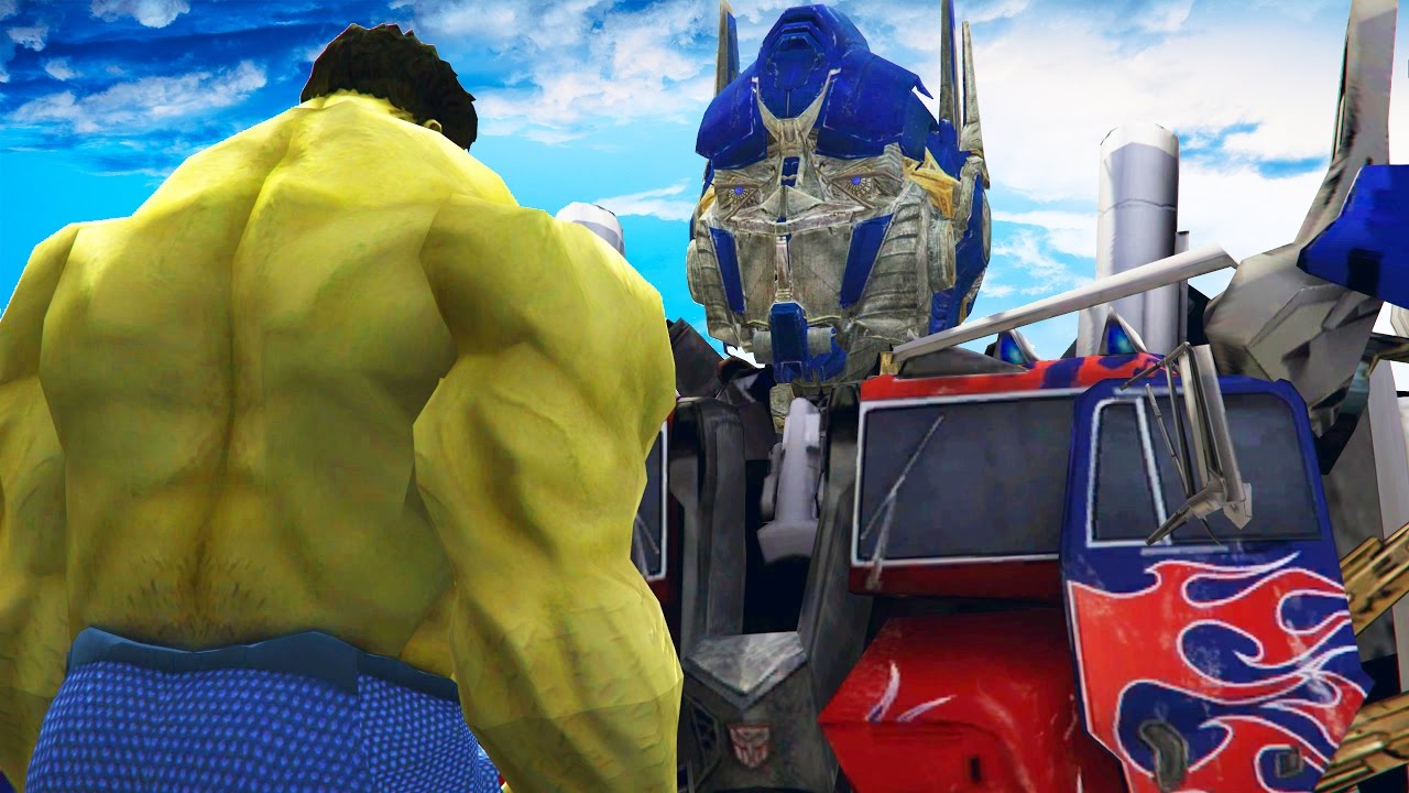THE HULK VS OPTIMUS PRIME (Transformers) - EPIC BATTLE - YouTube
