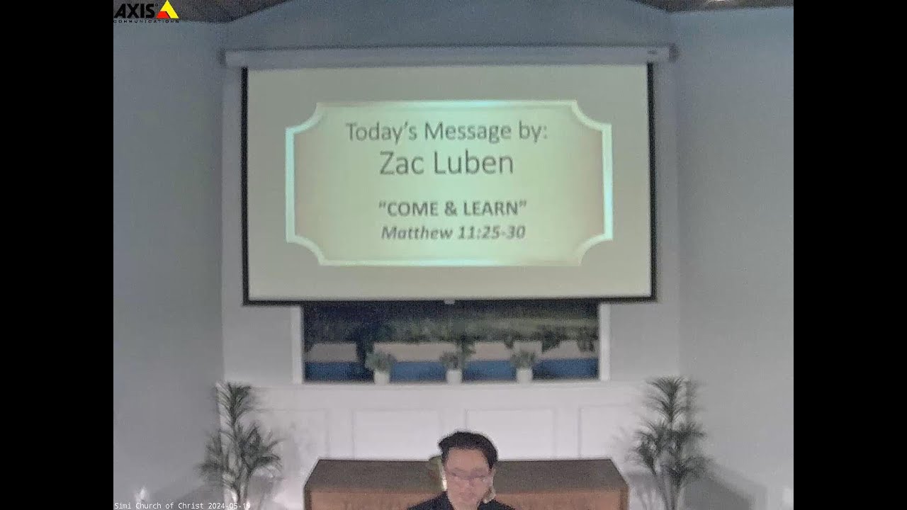 Come and Learn - Matthew 15:25-30 by Zac Luben at Simi Church of Christ20140519 - YouTube