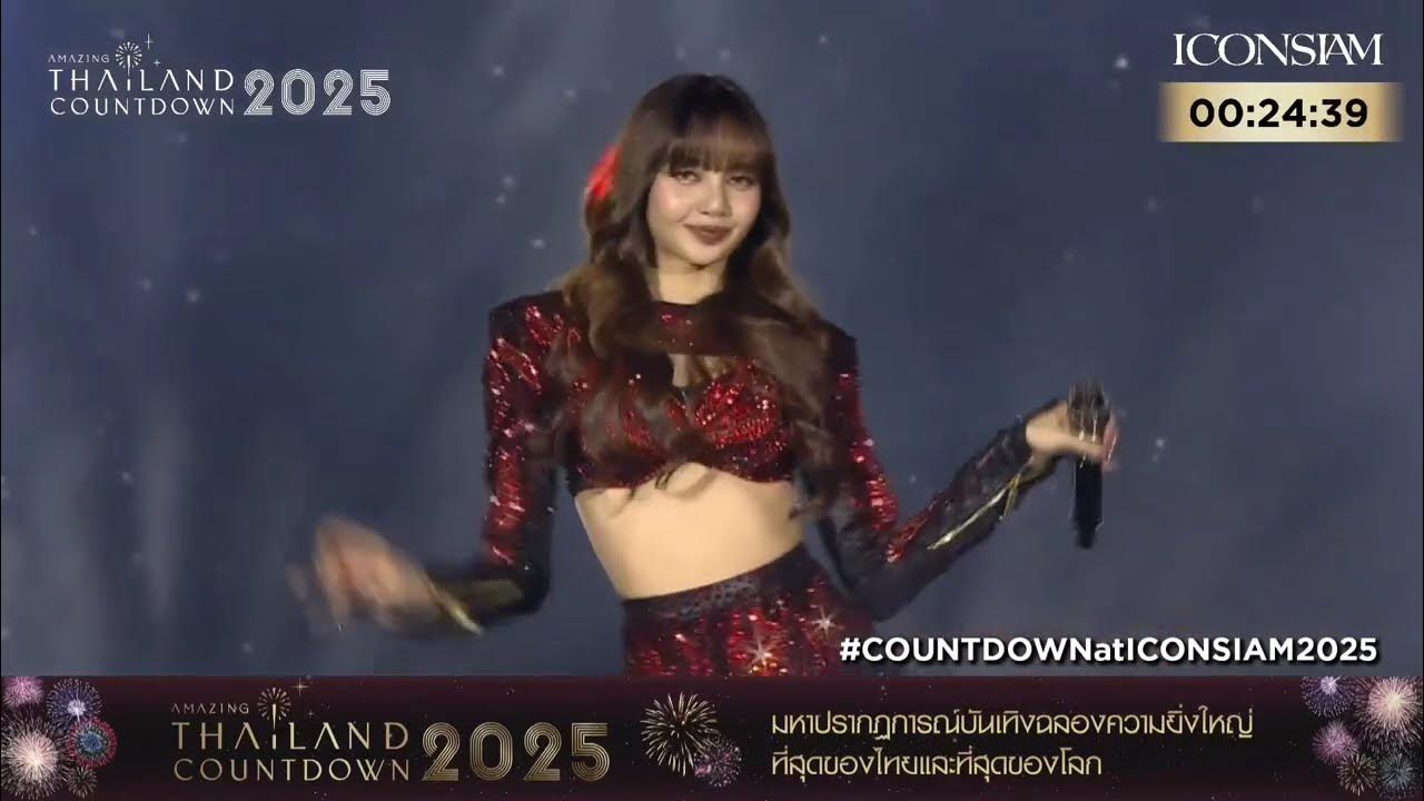 Amazing Thailand Countdown 2025 Lisa -Performs Santa Baby remix! # ...
