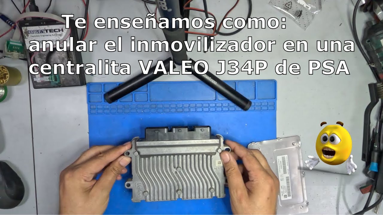 ECU VALEO J34P - Te enseñamos como anular el inmovilizador sin utilizar ...