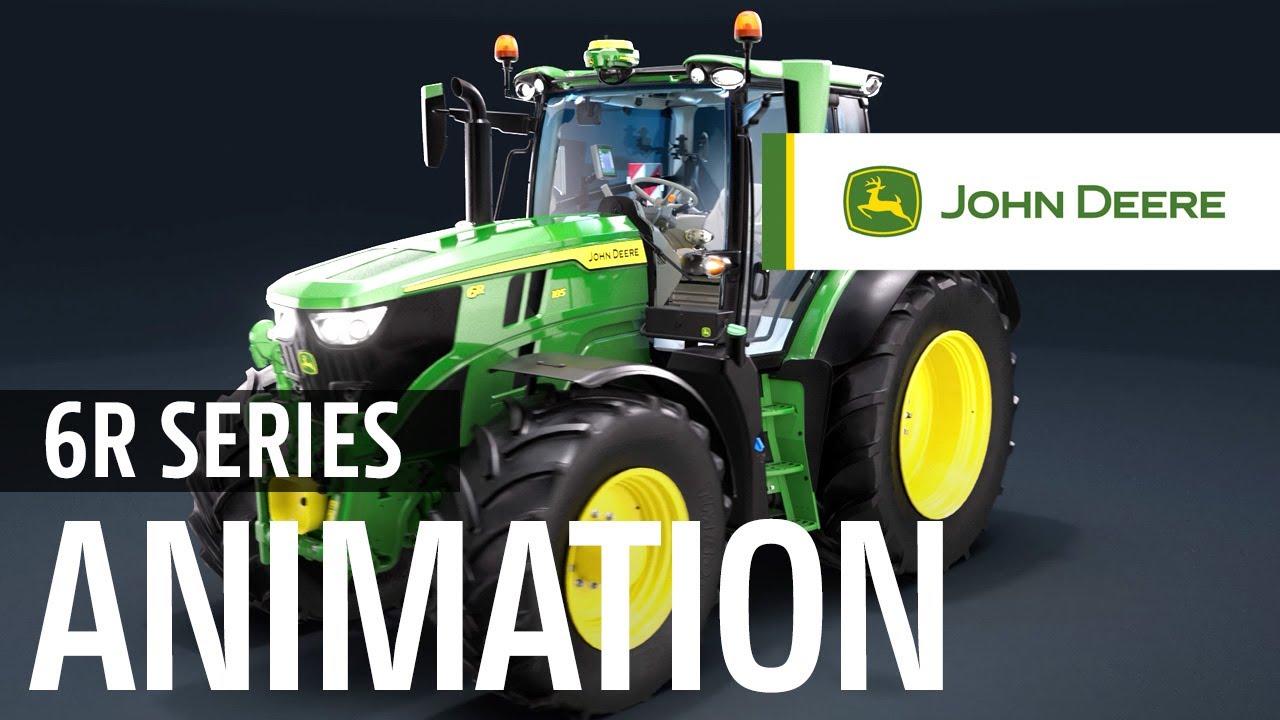 ANIMATION sur les tracteurs série 6R | John Deere - YouTube