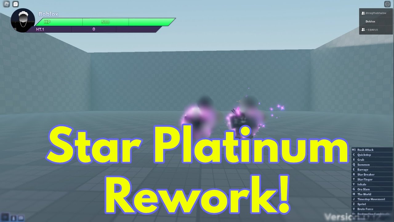 [AUT:AU] Sneeks of Star Platinum Rework! - YouTube