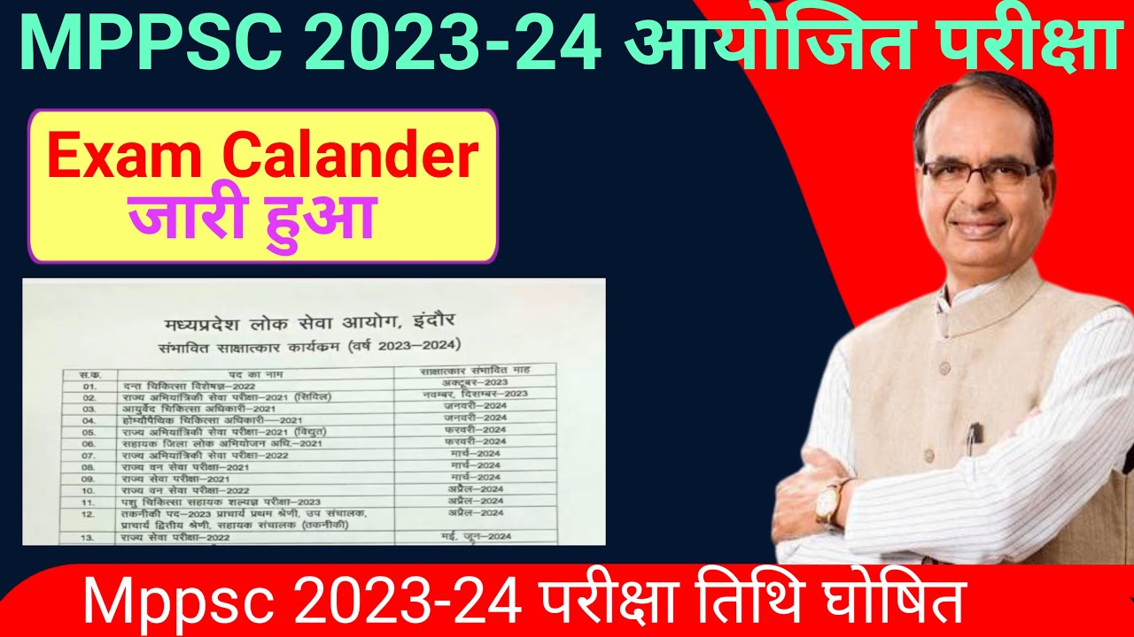 mppsc update | mppsc update today | mppsc exam calendar 2023 | Digital ...
