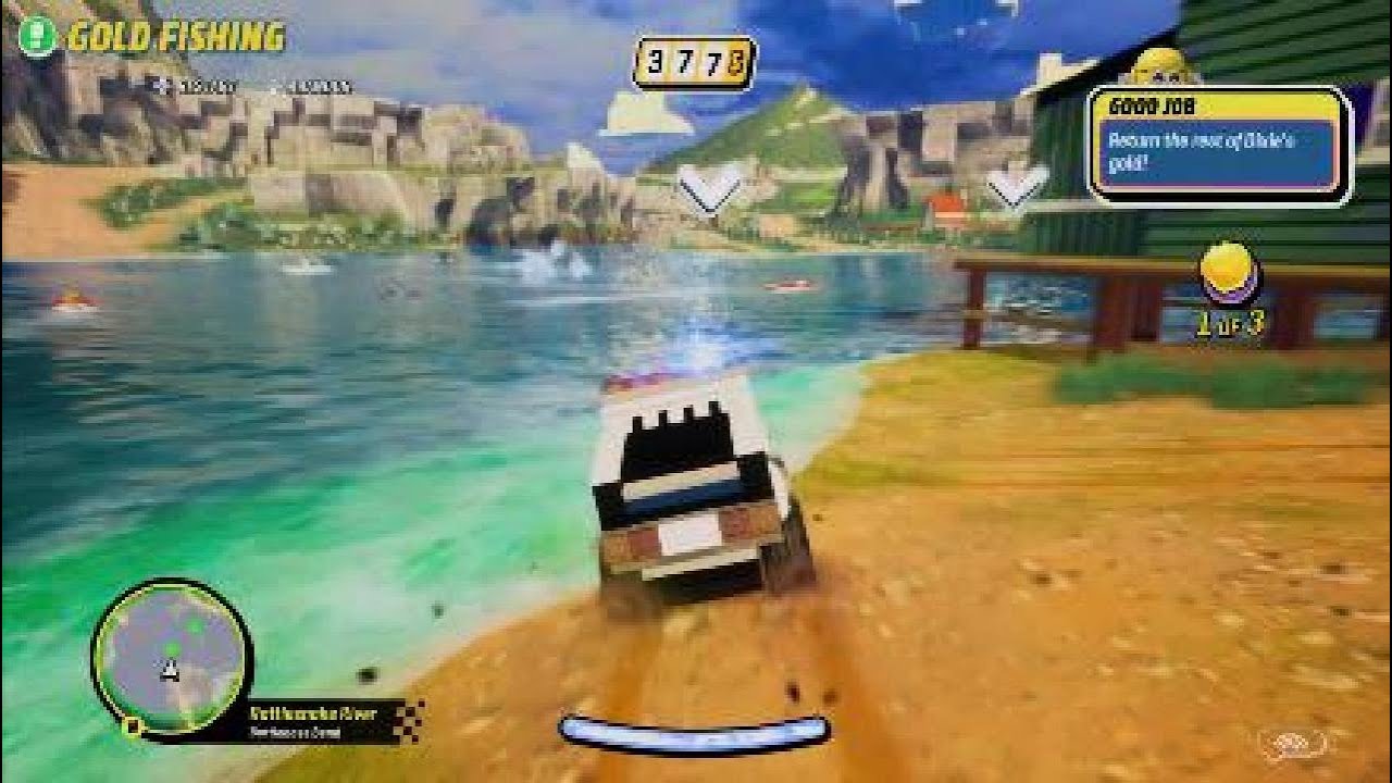 Lego 2K Drive - Quest Gold Fishing "Grab Some Gold" Prospecto Valley ...