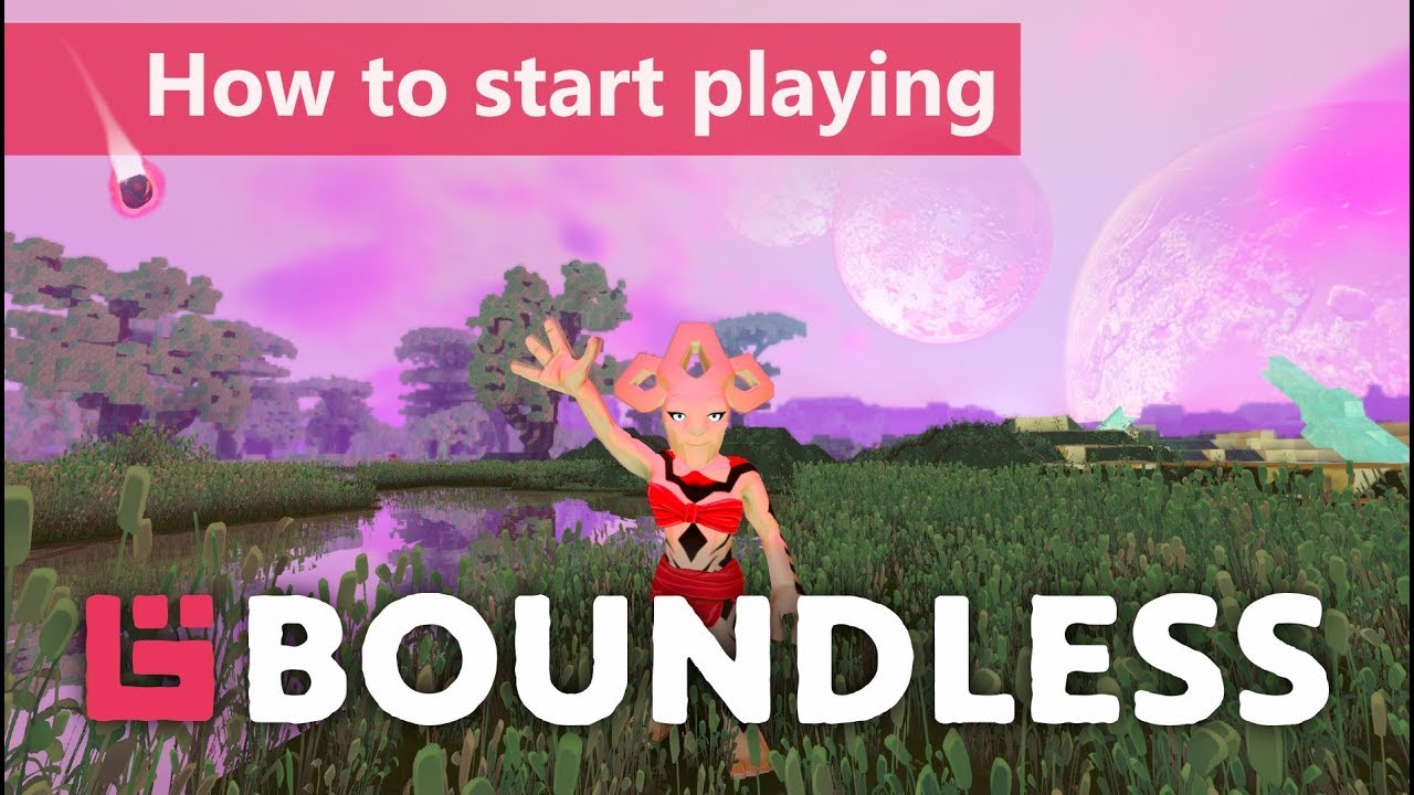 How to start playing the sandbox MMO Boundless - YouTube