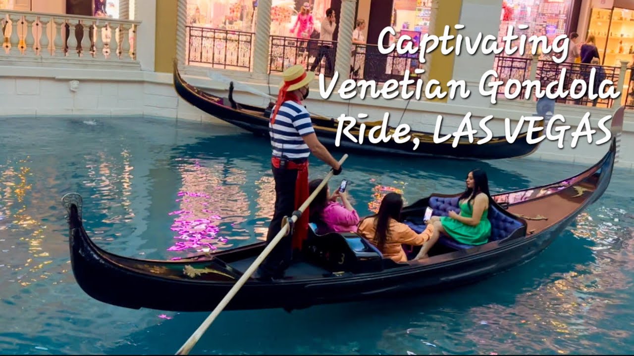 The Venetian Gondola ride Las Vegas - YouTube