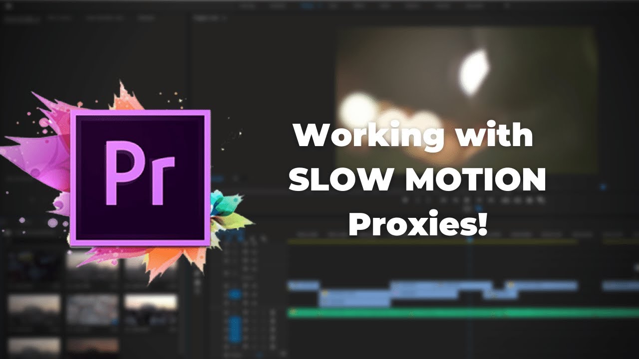 Premiere Pro - Slow Motion Proxies Not Working - FIX! - YouTube