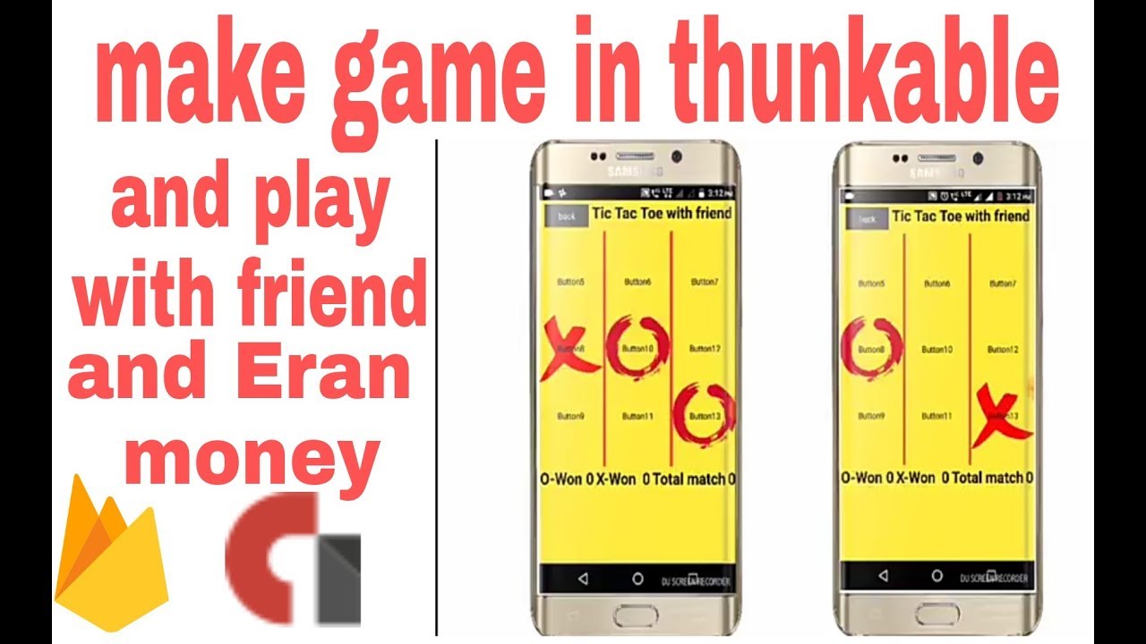 New thunkable game play with friend - YouTube