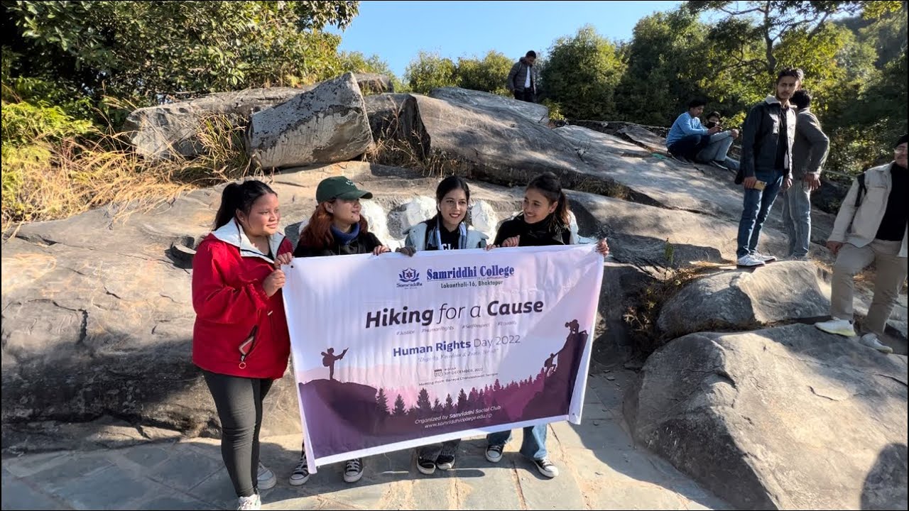 Hiking for a cause ️| Samriddhi Social Club | Asmita Neupane | 🫶 - YouTube