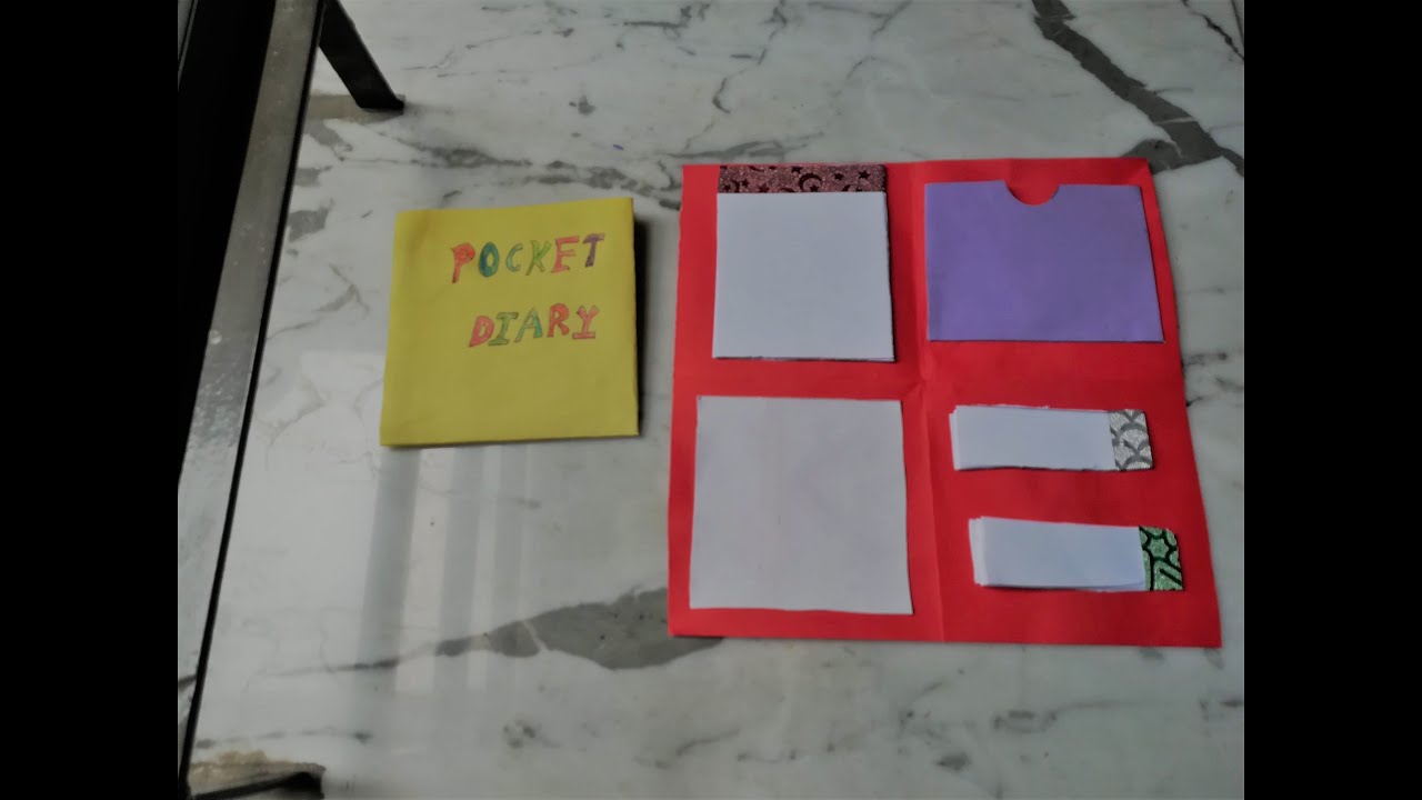 Super easy and handy Pocket diary - YouTube
