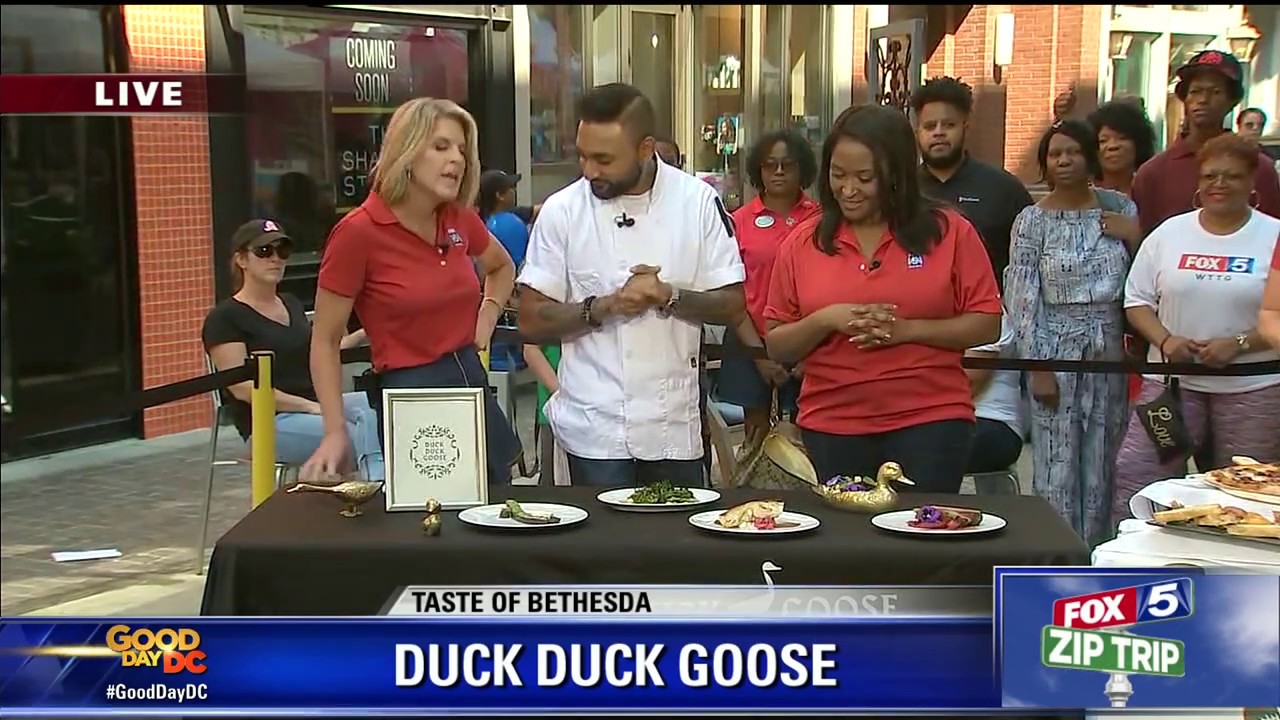 Chef Ashish Alfred of Duck Duck Goose Joins Fox 5 DC at "Taste of ...