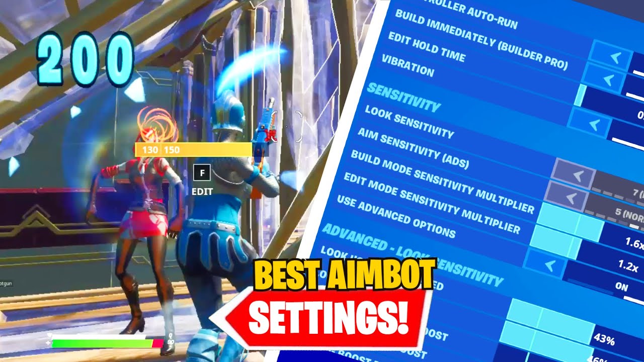 Wesson ☂️ + My Secret *HEADSHOT* Only (AIMBOT) Fortnite Settings! (PS4 ...