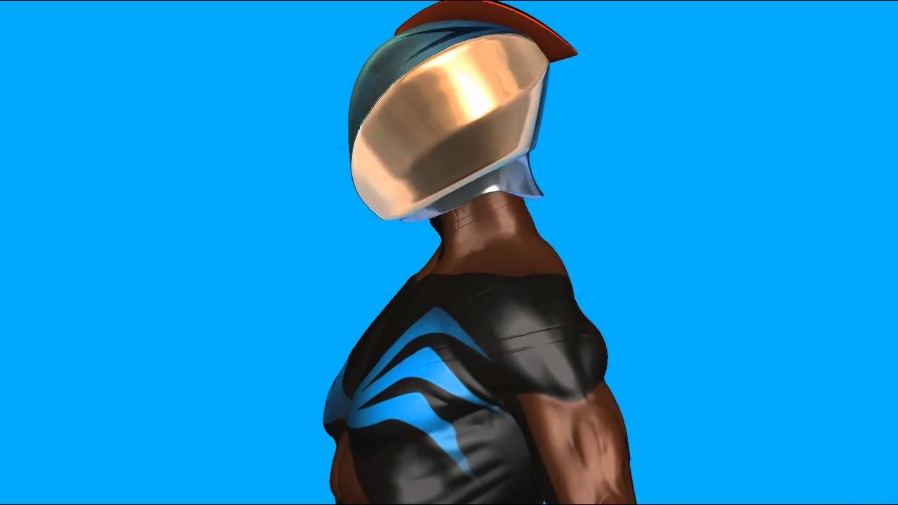 Duke Fleed from Grendizer redesigned Fan Art Sculpt 2011 - YouTube